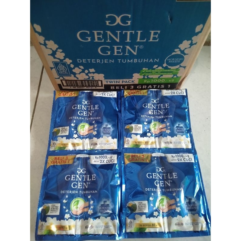 Jual Gentle Gen Cair Sachet 1 renteng Isi 16 Sachet | Shopee Indonesia