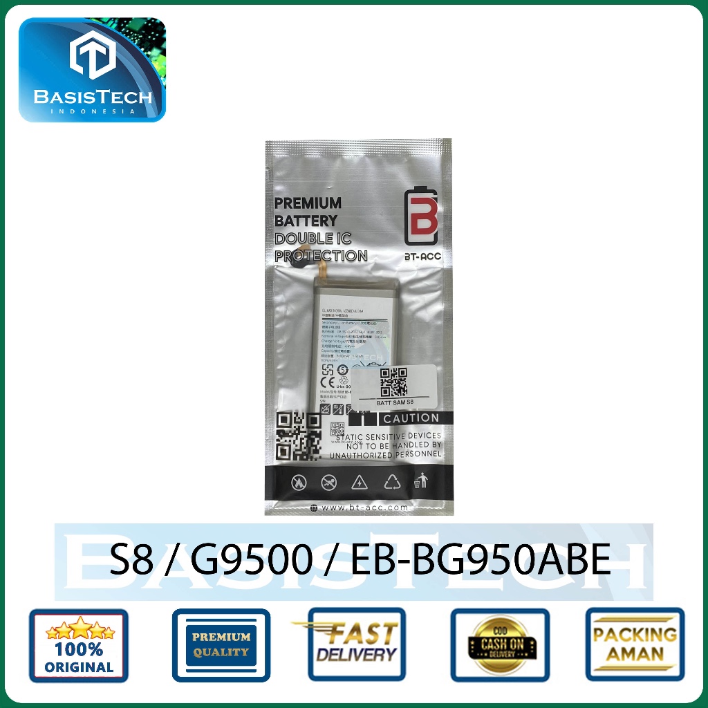 Jual BATERAI SAMSUNG S8 G9500 EB-BG950ABE - BT-ACC DOUBLE IC POWER ...