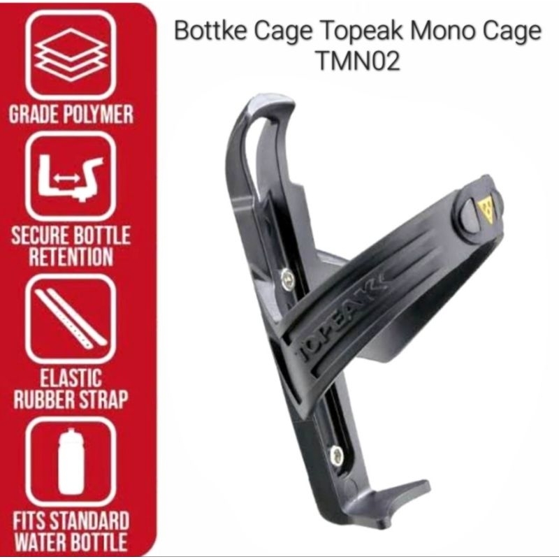 Jual Rak Botol / Bottle Cage / Tempat Bidon Sepeda Topeak Mono Cage ...