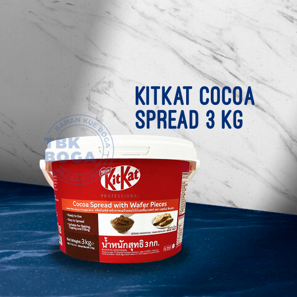 Jual Selai Kitkat ( 3 kg ) Cocoa Spread Kakao Kokoa Filling Pasta Wafer ...
