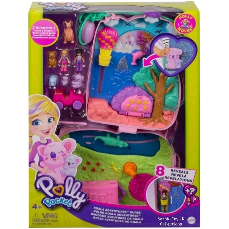 Jual Mattel Polly Pocket Koala Purse - Mainan Boneka Anak Perempuan ...