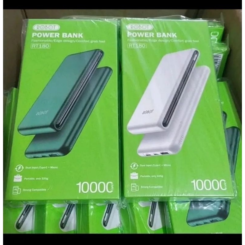 Jual power Bank RT 180 flash carging colokan mikro | Shopee Indonesia