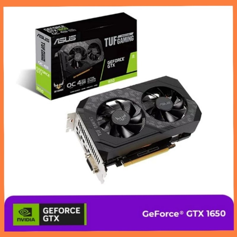 Jual VGA NVIDIA ASUS TUF GAMING GTX 1650 4GB DDR6 DUAL FAN | Shopee Indonesia