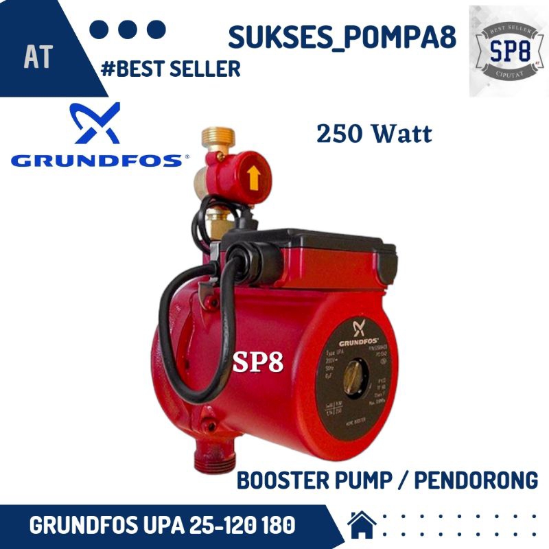 Jual Booster Pump Grundfos UPA 25-120 Otomatis / Pompa Air Pendorong ...