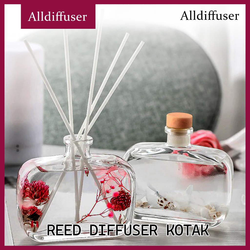 Jual [alldiffuser]Pewangi kotak putih/Reed Diffuser Oil Botol 100ml ...