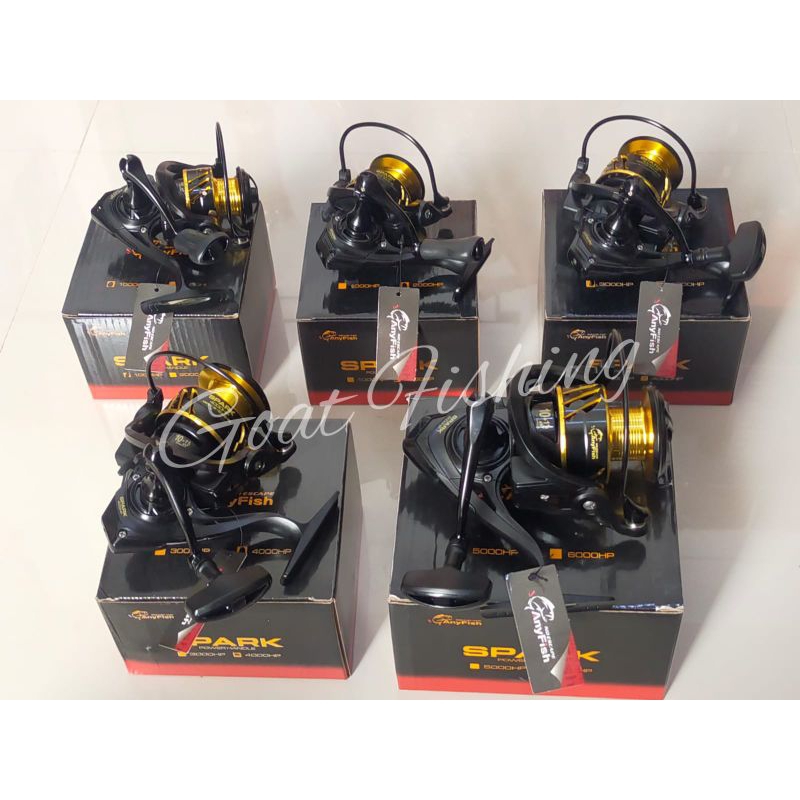 Jual REEL PANCING ANYFISH SPARK NO ESCAPE 1000 | 2000 | 3000 | 4000 | 5000 | Shopee Indonesia