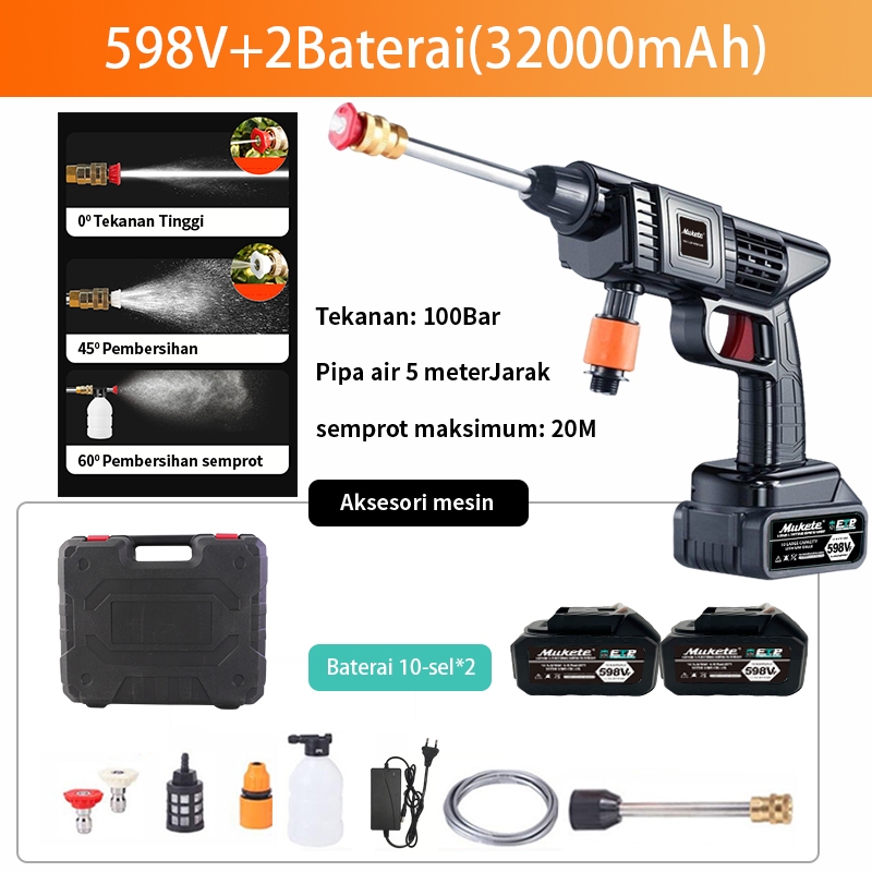 Jual Mukete 298V/398V/598V alat cuci mobil alat cuci motor dan mobil ...