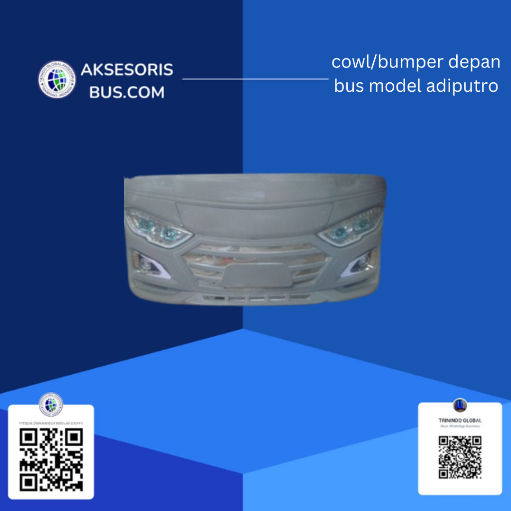 Jual cowl/bumper depan bus model adiputro | Shopee Indonesia