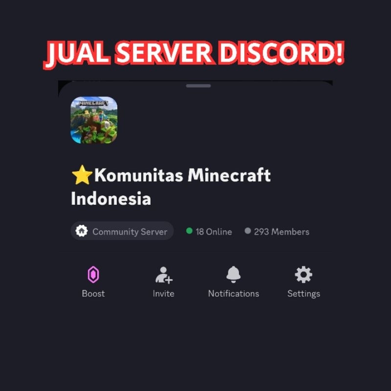 Jual Server Discord 250 an member | Shopee Indonesia