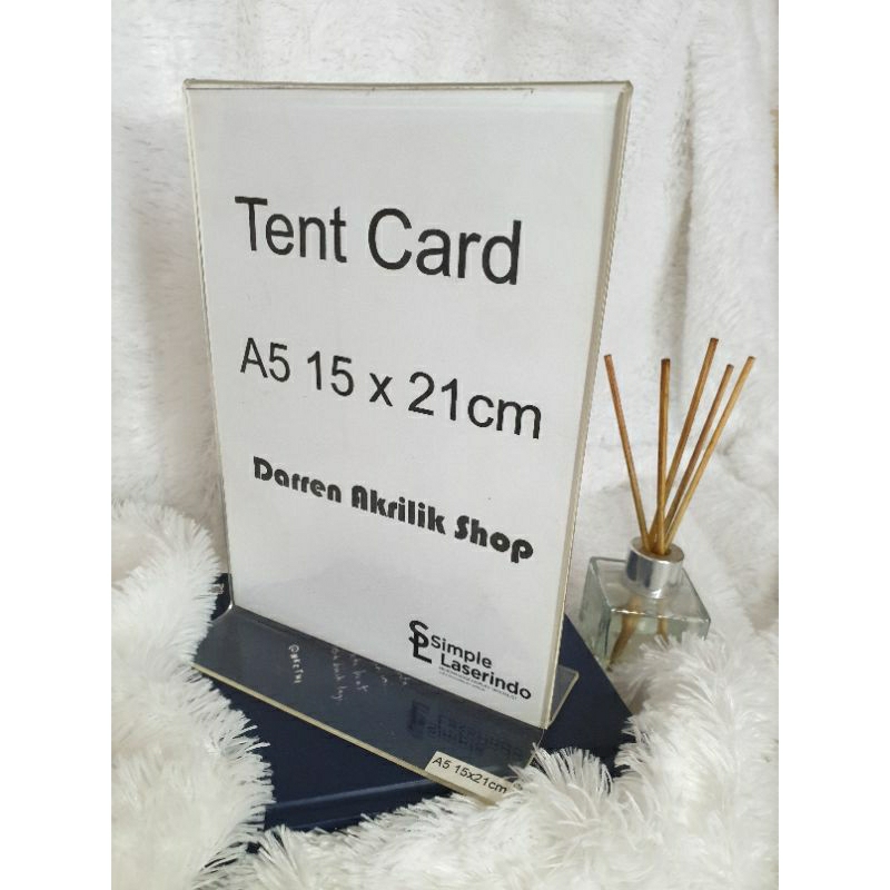 Jual Stand akrilik A5 untuk QR code scan | Shopee Indonesia