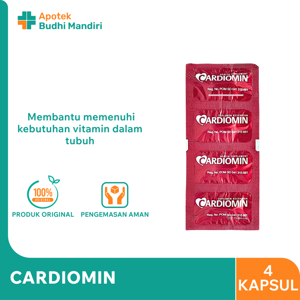 Jual Cardiomin (1 Strip) - Suplemen Vitamin | Shopee Indonesia