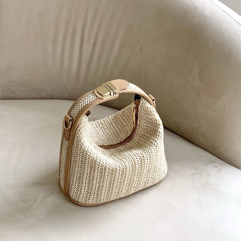 Jual [READY STOCK BANYAK WARNA] Zahra Bag / Tas anyaman selempang ...