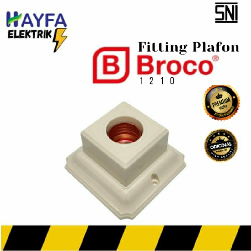 Jual Fitting Plafon e27 kotak Broco 1210 | Shopee Indonesia