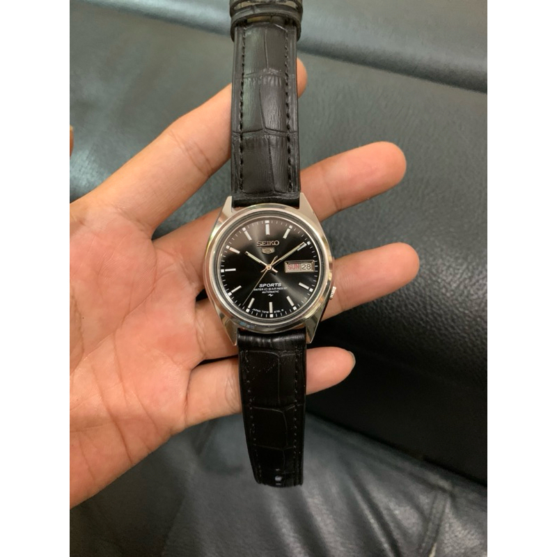 Jual Seiko 5 Caliber 7009 Black Dial Second Original | Shopee Indonesia