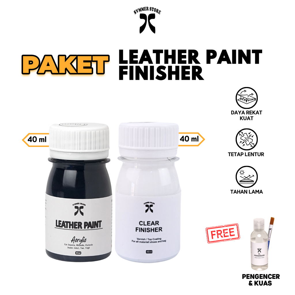 Jual Paket Leather Paint Cat Kulit Asli Sintetis Tas Dompet Jeans Topi ...
