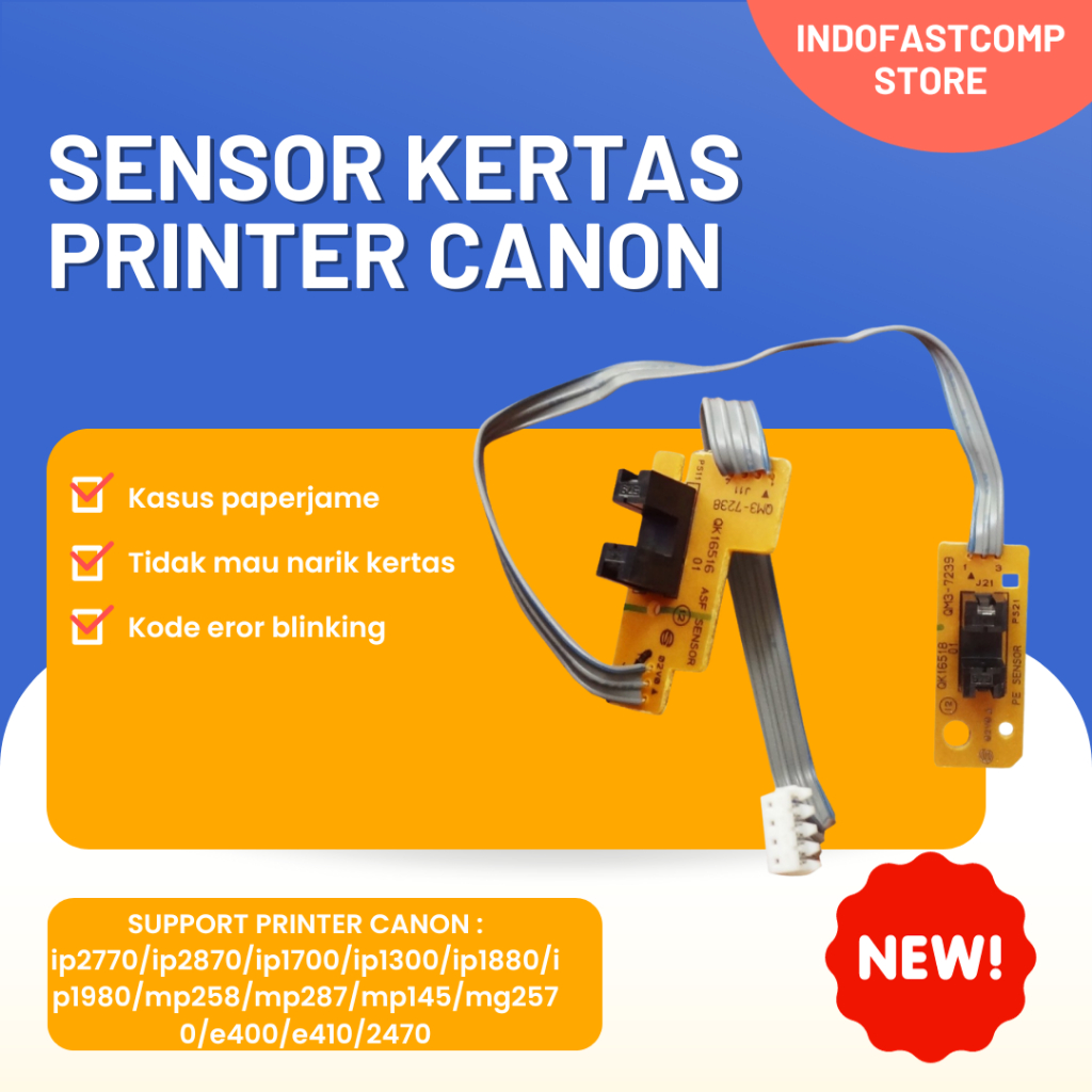 Jual Sensor Kertas Canon mp287 Ip2770 Mp258 Satu Set Garansi | Shopee ...