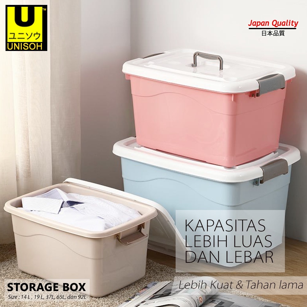 Jual UNISOH KOTAK PENYIMPANAN STORAGE BOX CONTAINER SUSUN | Shopee ...
