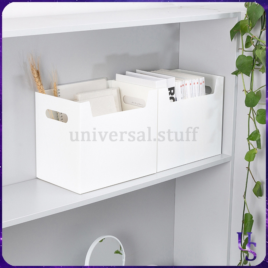 Jual [US] Foldable Desktop Storage Container Penyimpanan Buku Serbaguna ...