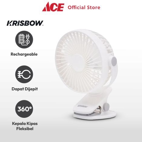 Jual ke Ace Krisbow 5 Inci Kipas Angin Jepit Portabel | Shopee Indonesia