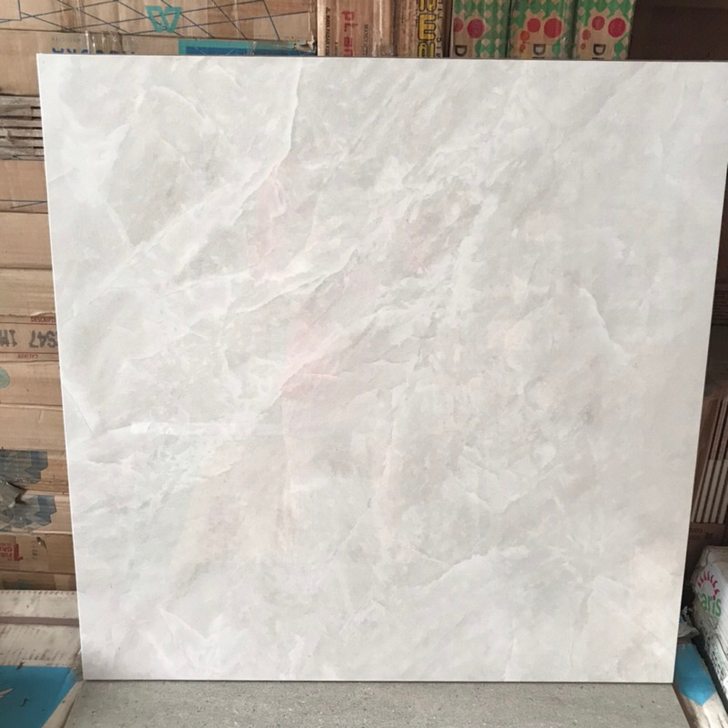 Jual Granit 60x60 abu motif marmer (super glossy)/ granit abu motif ...