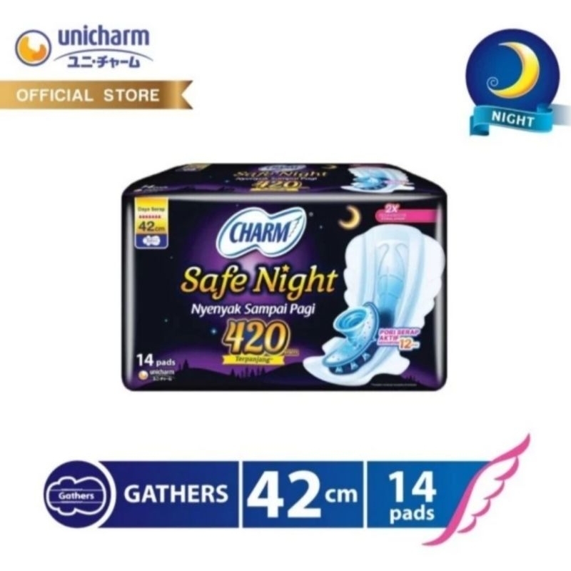 Jual Charm safe night wing 42cm isi 14 pcs | Shopee Indonesia