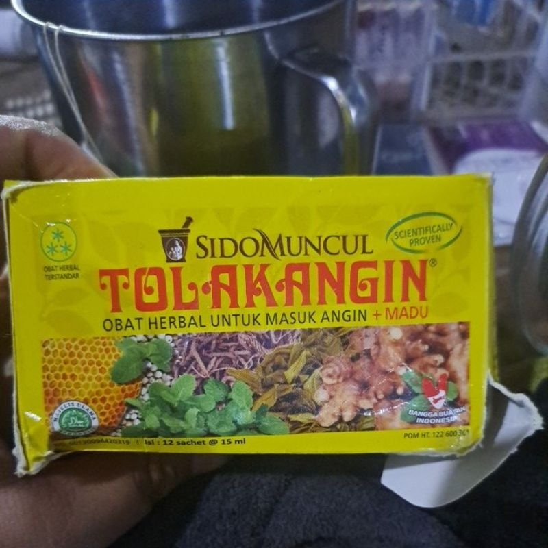 Jual Tolak angin obat herbal untuk masuk angin isi 12/5sachet | Shopee ...