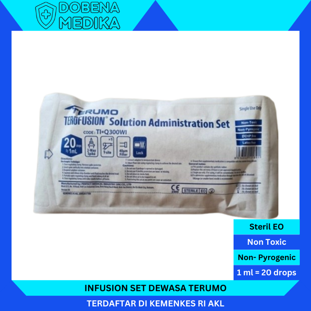 Jual Terumo Selang Infuset Infusion Set Dewasa | Shopee Indonesia