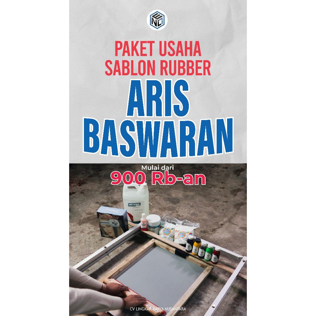 Jual Paket Sablon Manual Siap Gesut Frame Presisi Bulan September ...