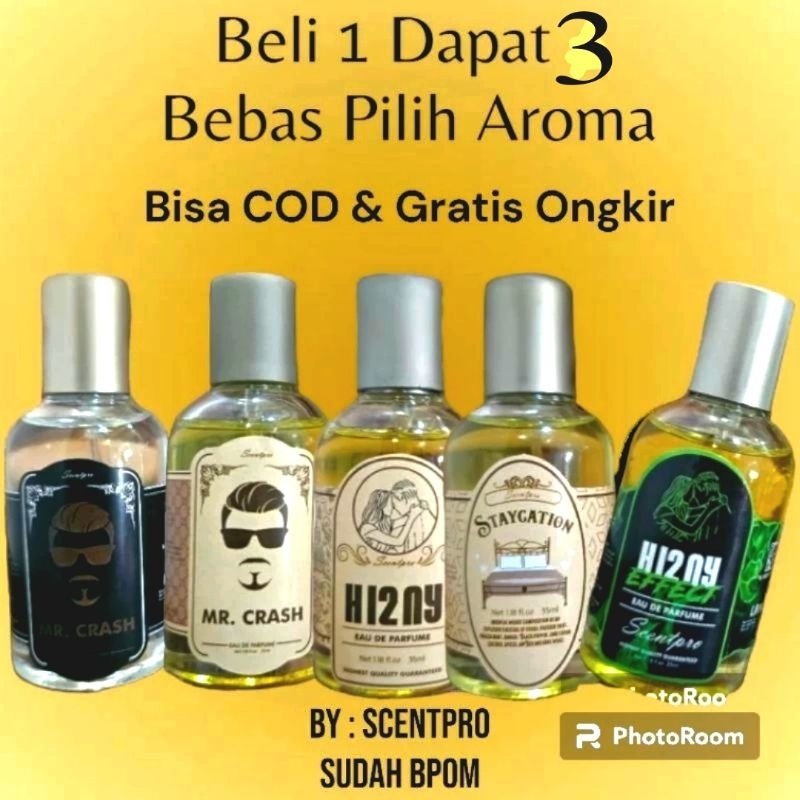 Jual BELI 1 DAPAT 3 - PARFUM ORIGINAL SCENTPRO MR.CRASH GOLD & BLACK ...