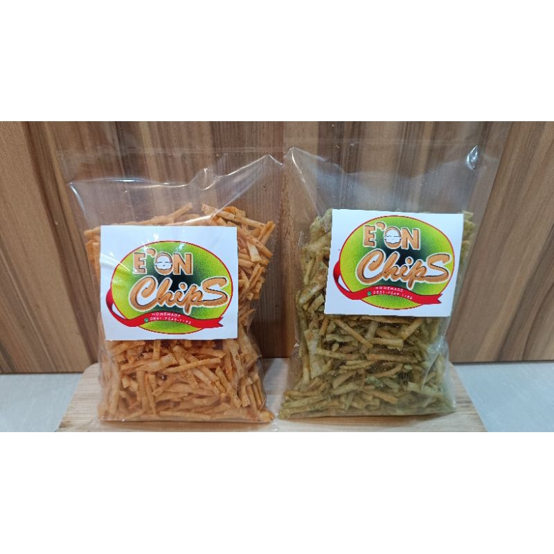 Jual Stick Pangsit Eon Chips Rasa Keju dan Seawed | Shopee Indonesia