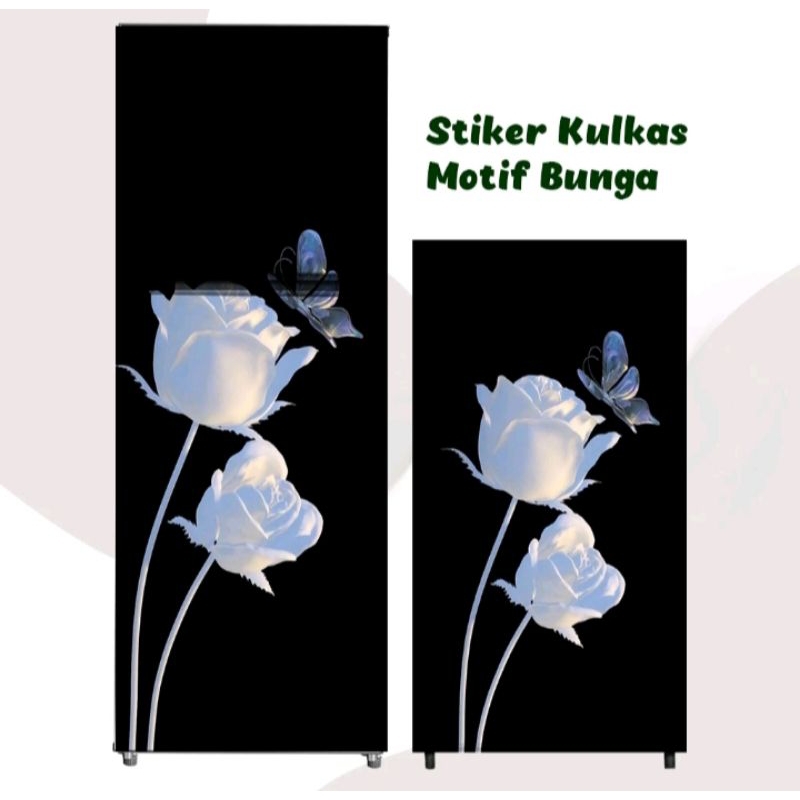 Jual STIKER KULKAS MOTIF BUNGA | Shopee Indonesia