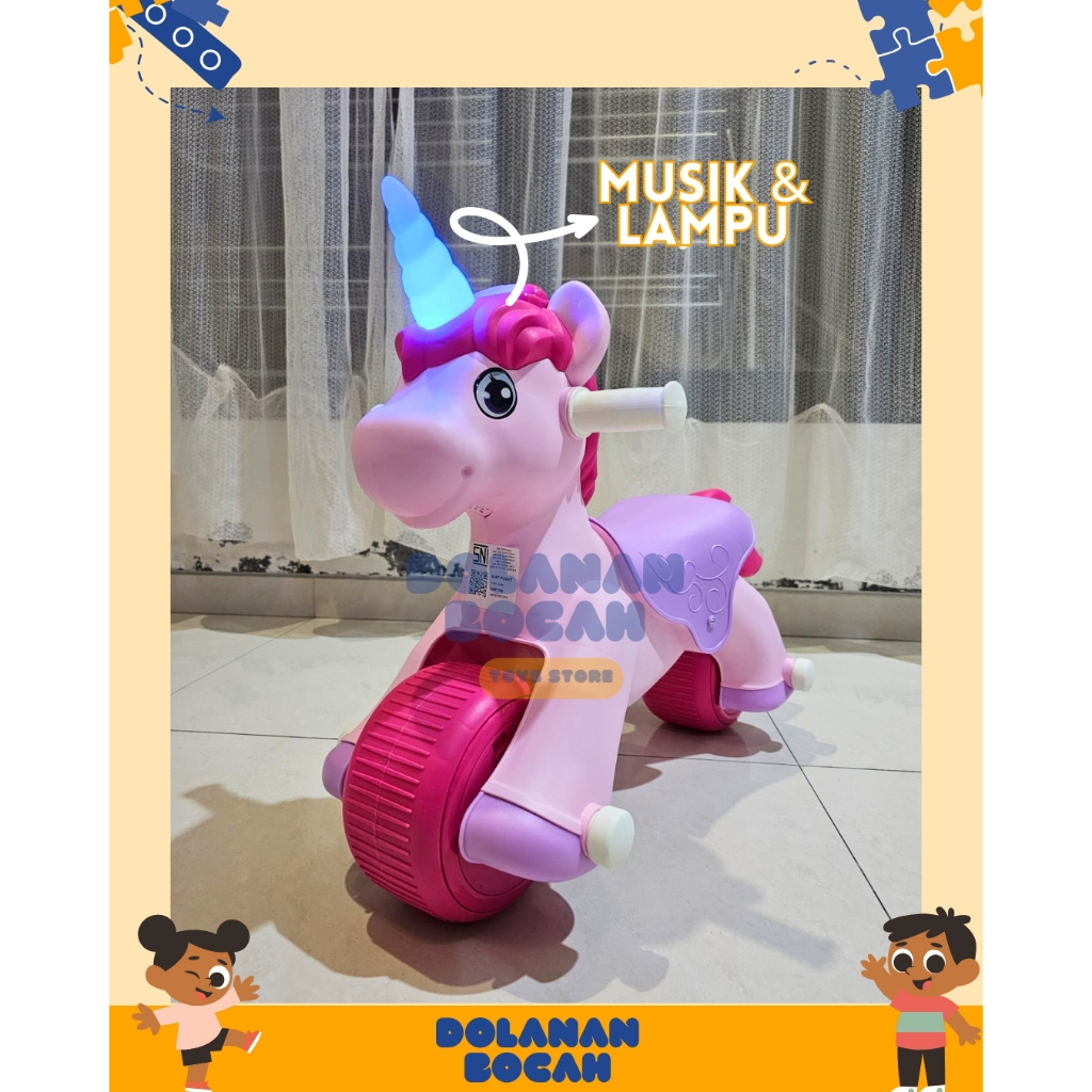 Jual Mainan Anak Kuda Kudaan Tunggang Rocking Horse Ride On UMA SHP 708 ...