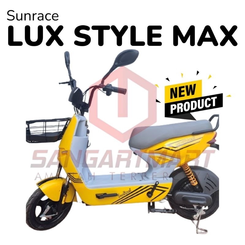 Jual SEPEDA LISTRIK SUNRACE LUX STYLE MAX | Shopee Indonesia
