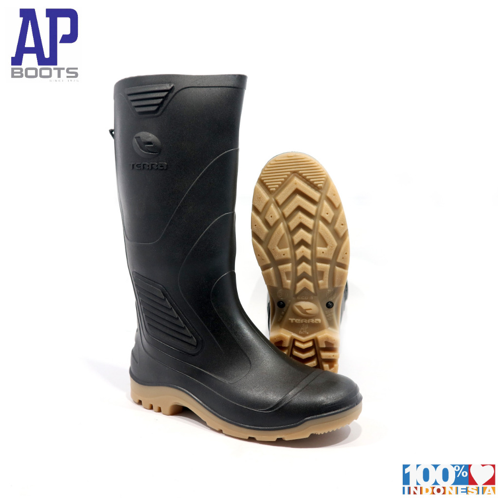 Jual AP TERRA ECO 3 BLACK 39-43 - SEPATU BOOT SAFETY KARET - AP BOOTS ...