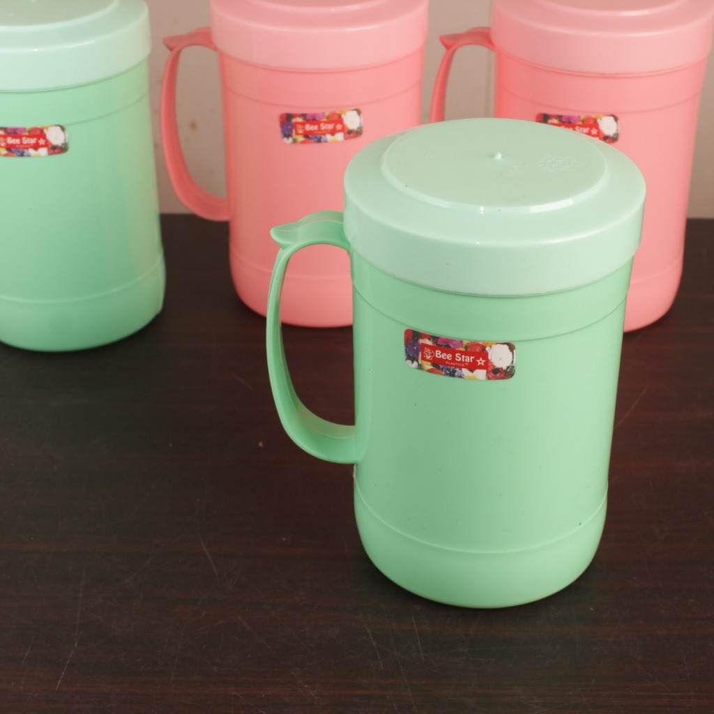 Jual GELAS TUTUP/ MUG TUTUP PLASTIK EXCELSO | Shopee Indonesia