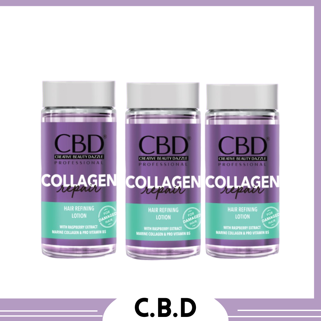 Jual CBD Collagen Repair Hair Refining Lotion 10ml x 3 pcs | Shopee ...