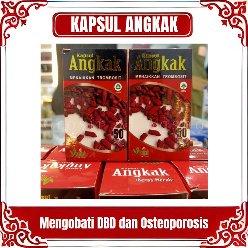 Jual KAPSUL ANGKAK BERAS MERAH ISU 60 KAPSUL - MENINGKATKAN TROMBOSIT ...