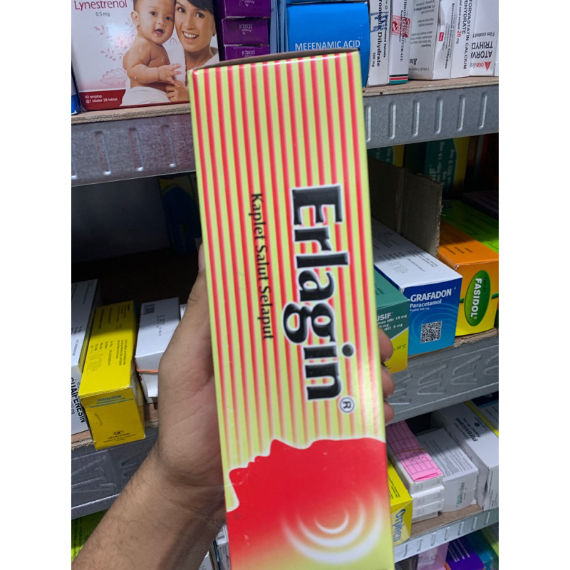 Jual ERLAGIN PER STRIP | Shopee Indonesia