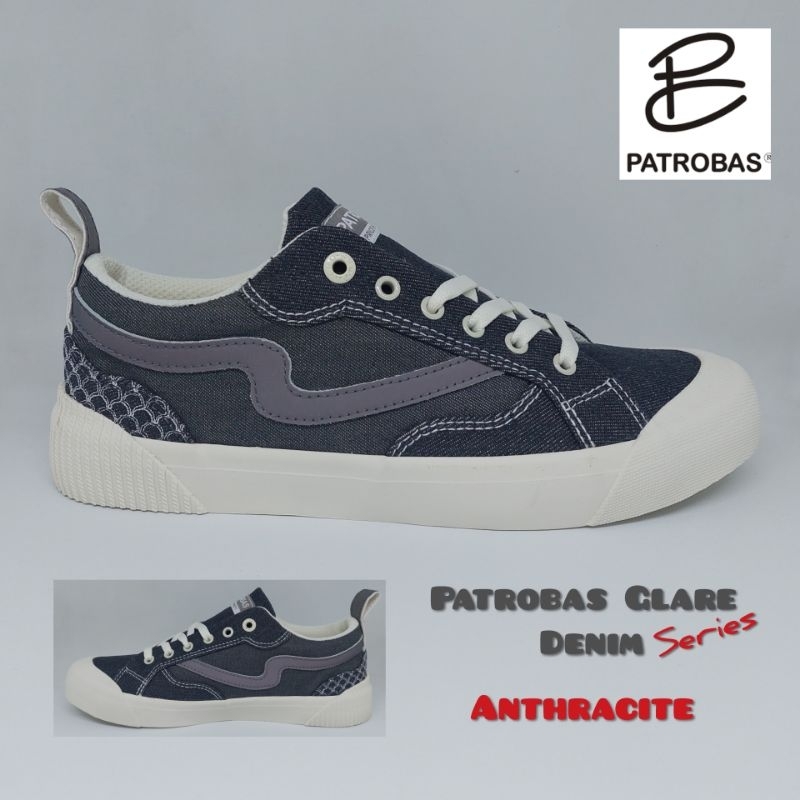 Jual NEW Sepatu PATROBAS GLARE DENIM Series (Original) | Shopee Indonesia