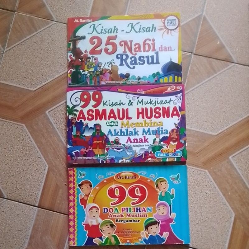 Jual Kisah 25 Nabi Dan Rasul Dan 99 Asmaul Husna Dan 99 Doa Pilihan