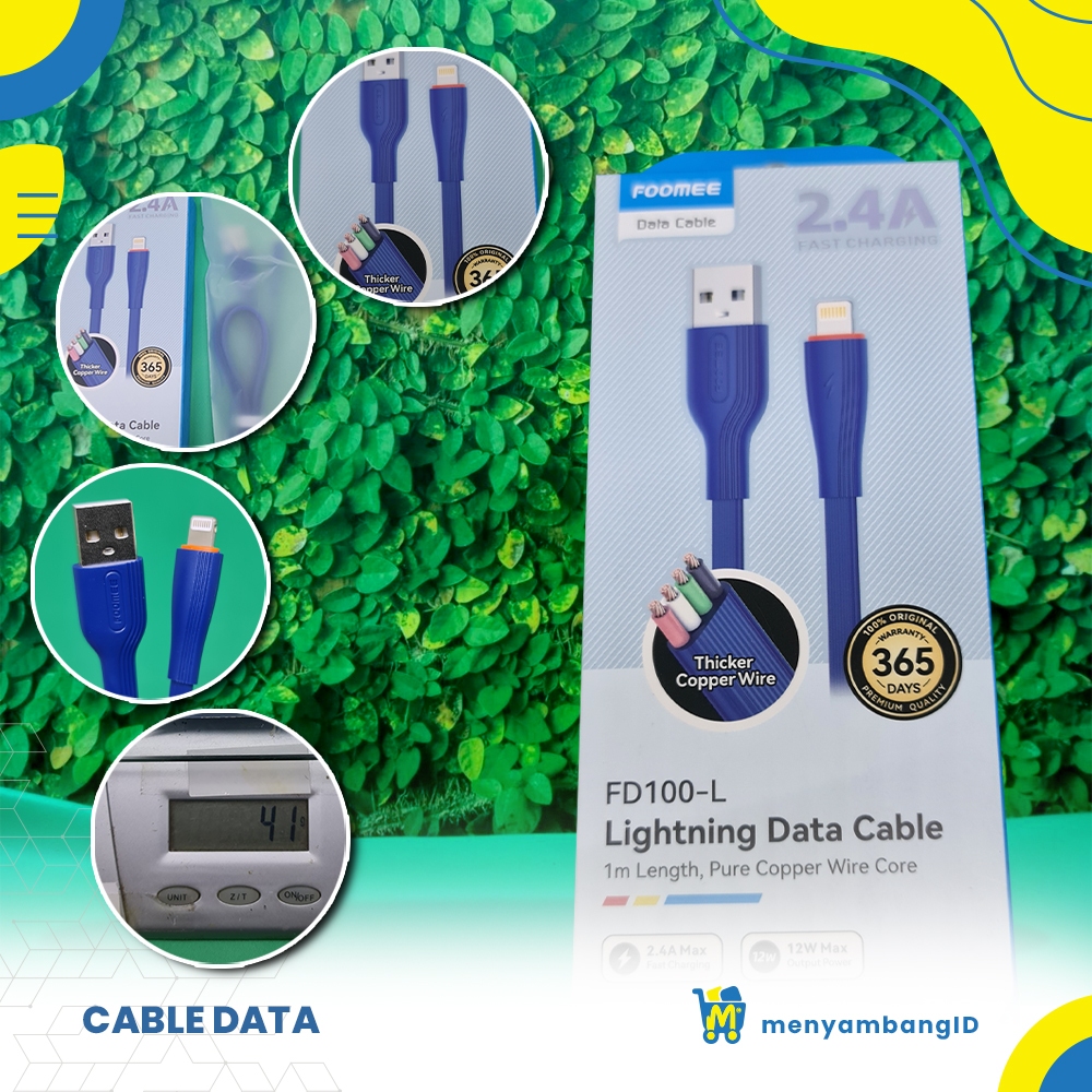 Jual 43749 - KD-Foomee FD100-L Biru Lightning | Shopee Indonesia