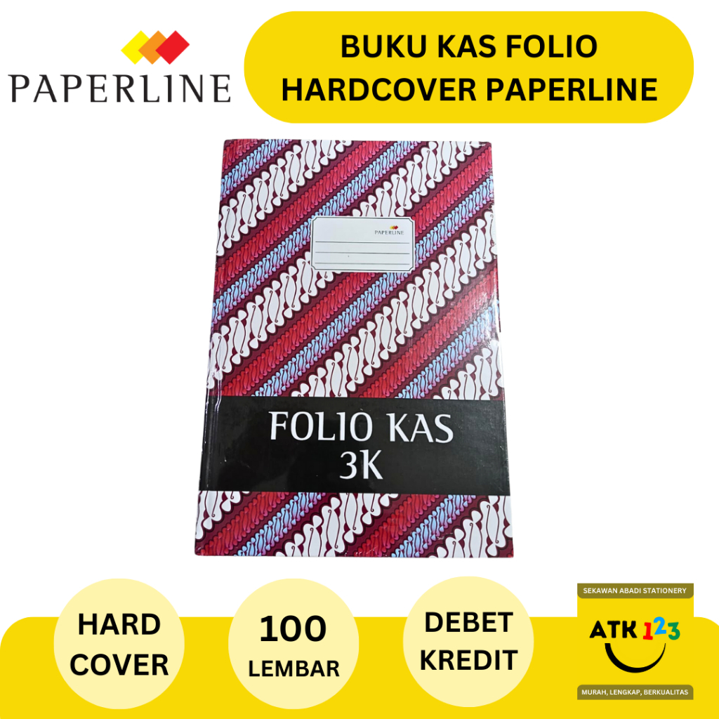 Jual Buku Kas 3 Folio PAPERLINE 100 Lembar (001002) | Shopee Indonesia