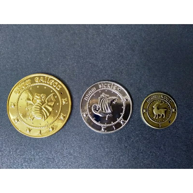 Jual HARRY POTTER GRINGOTTS COINS GALLEONS COSPLAY MAINAN | Shopee ...