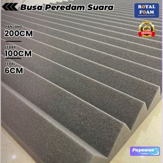 Jual BUSA PEREDAM SUARA RUANGAN 200X100X6CM MODEL ZIGZAG UKURAN BESAR ...