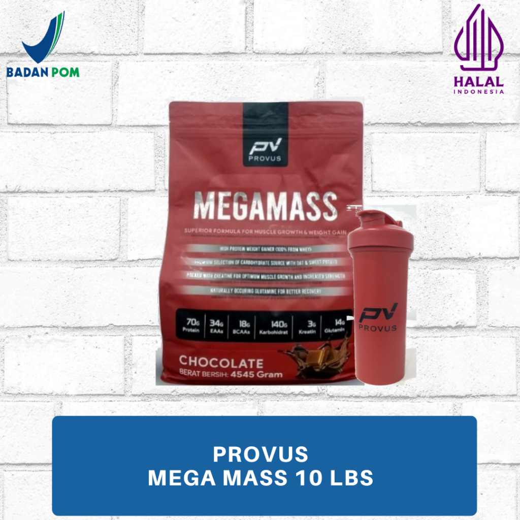 Jual Provus Mega Mass 10 lb - 20 Serving Weight Gainer Penambah Berat ...