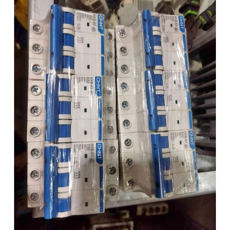 Jual MCB chint NXB 3P 6kA(6A 10A 16A 20A 25A 32A 40A)- 32A | Shopee Indonesia