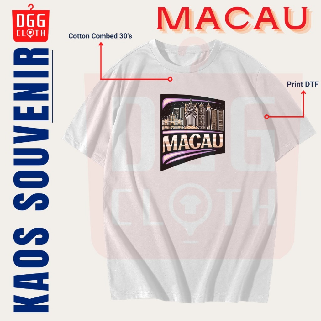 Jual DGGClothing Kaos Oleh-Oleh Macau, Baju Souvenir Macau Terbaru ...