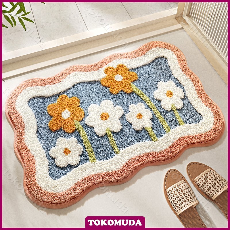 Jual TOKO MUDA Keset kamar Bulu lembut 40x60 Keset Ruang Tamu motif ...