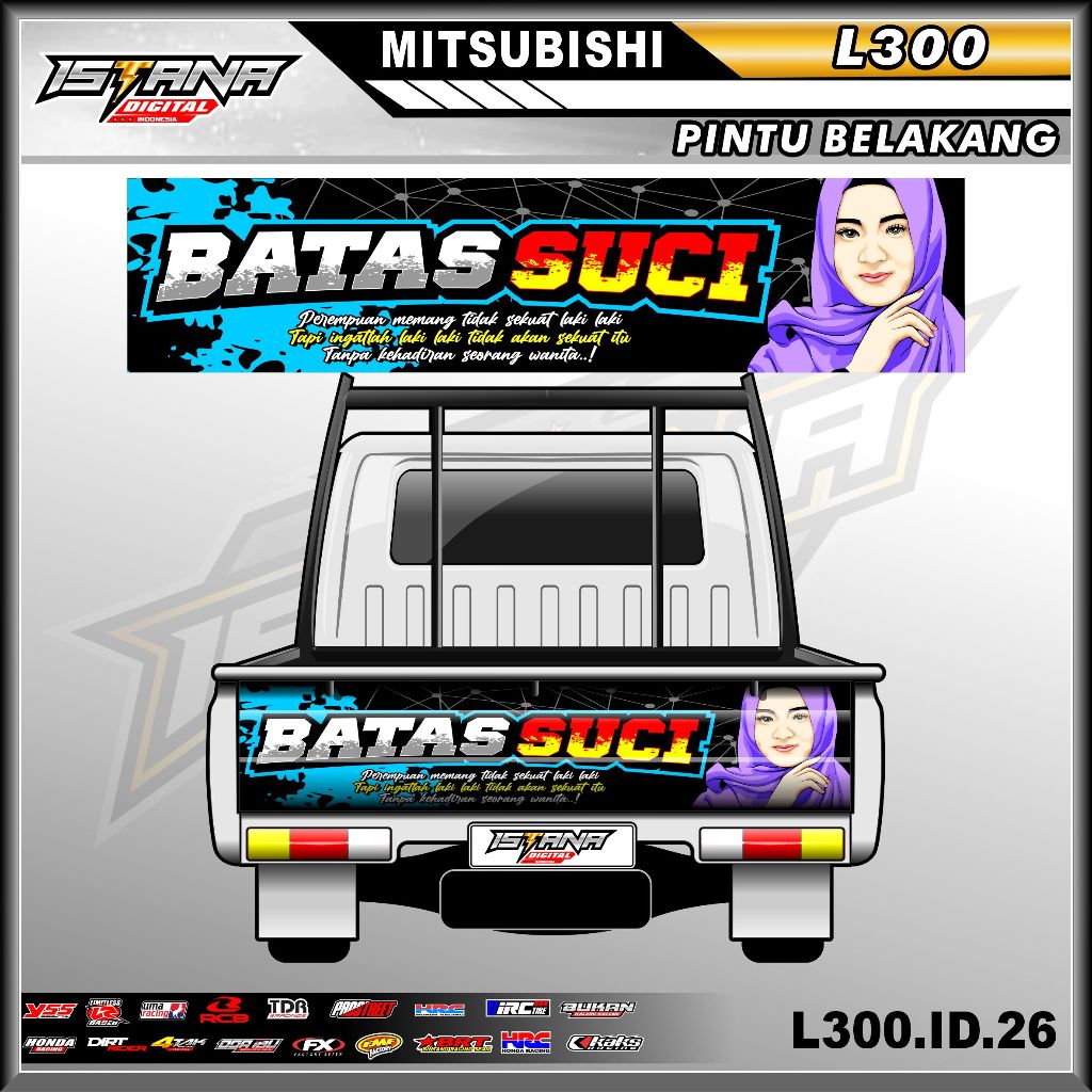 Jual Stiker Pintu Belakang L300 - Sticker Variasi Pintu Belakang ...