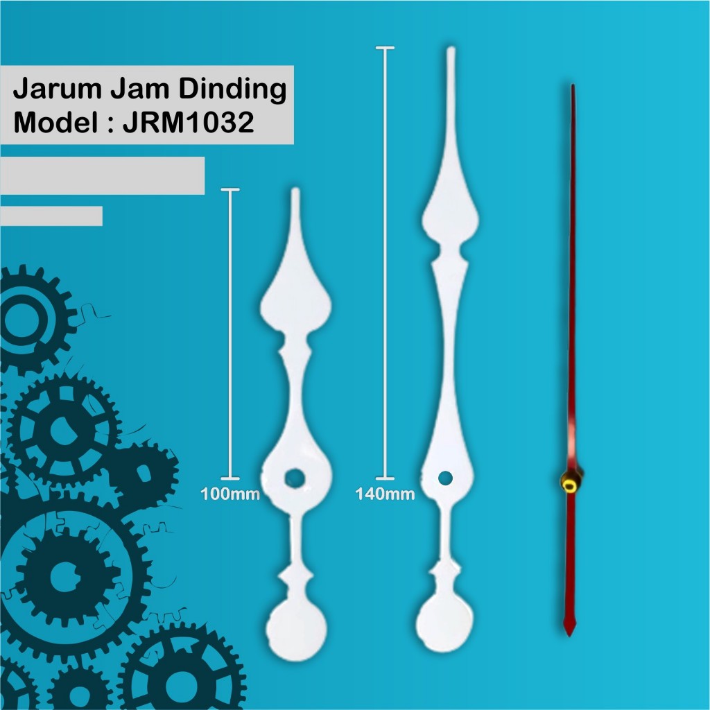 Jual Jarum Jam JUMBO Dinding 100mm/140mm Tipe# 1032 | Shopee Indonesia